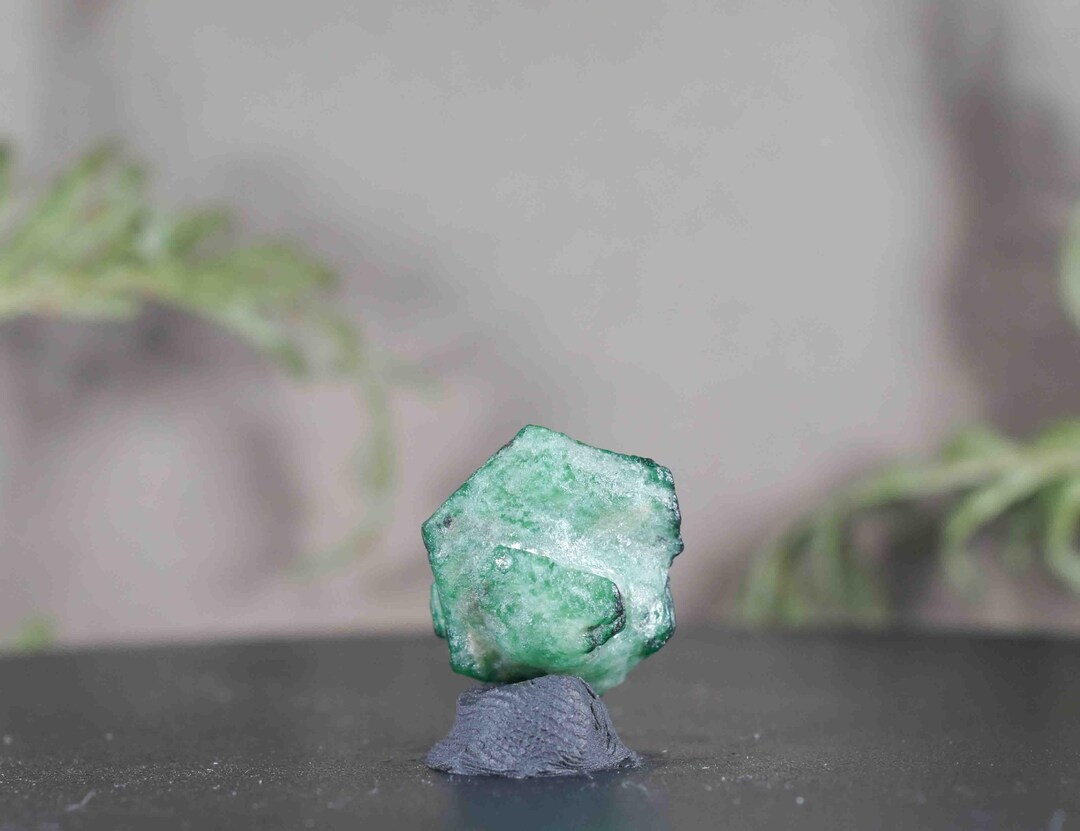 Columbian Emerald Small Green Crystal Mineral Rough Specimen Muzo ...