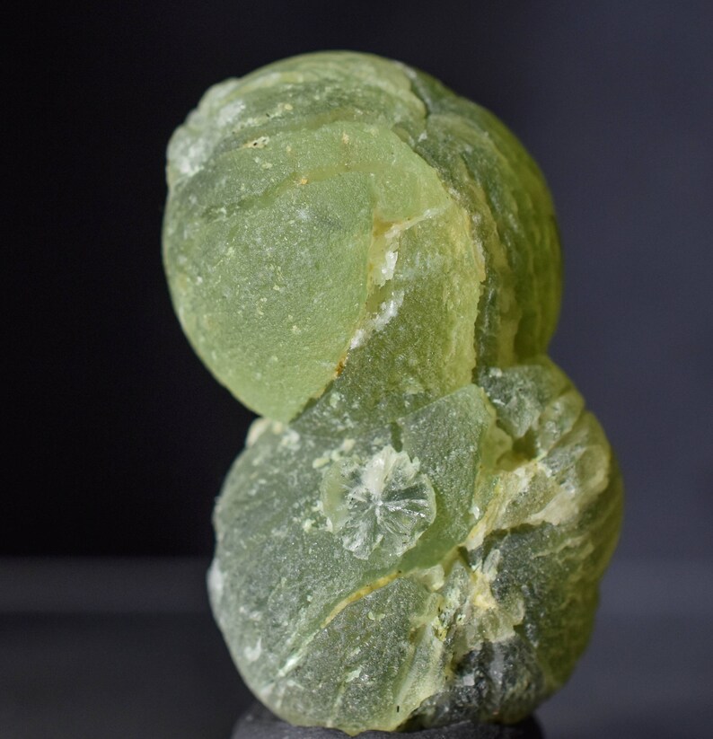 Prehnite crystal cluster raw prehnite collector stone rock | Etsy