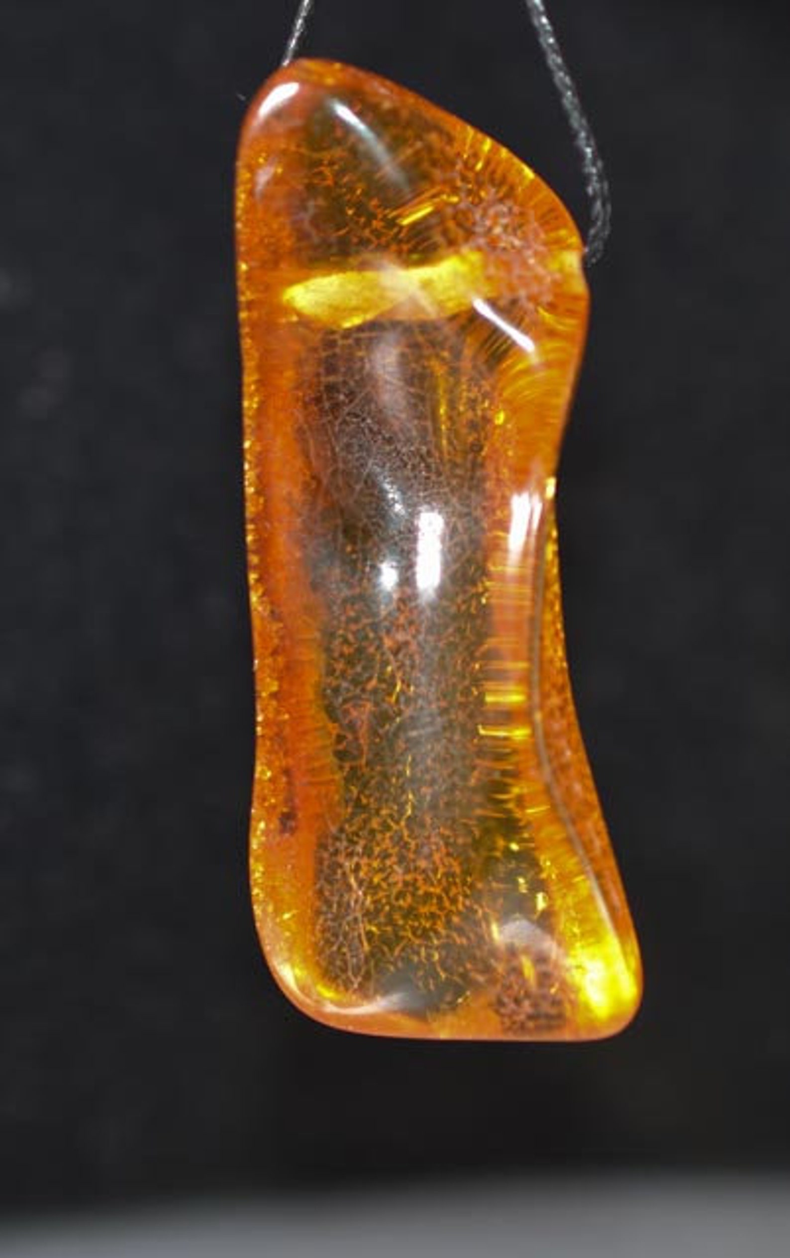 Amber Pendant Baltic Amber Hand Polished Natural Stone Bead - Etsy