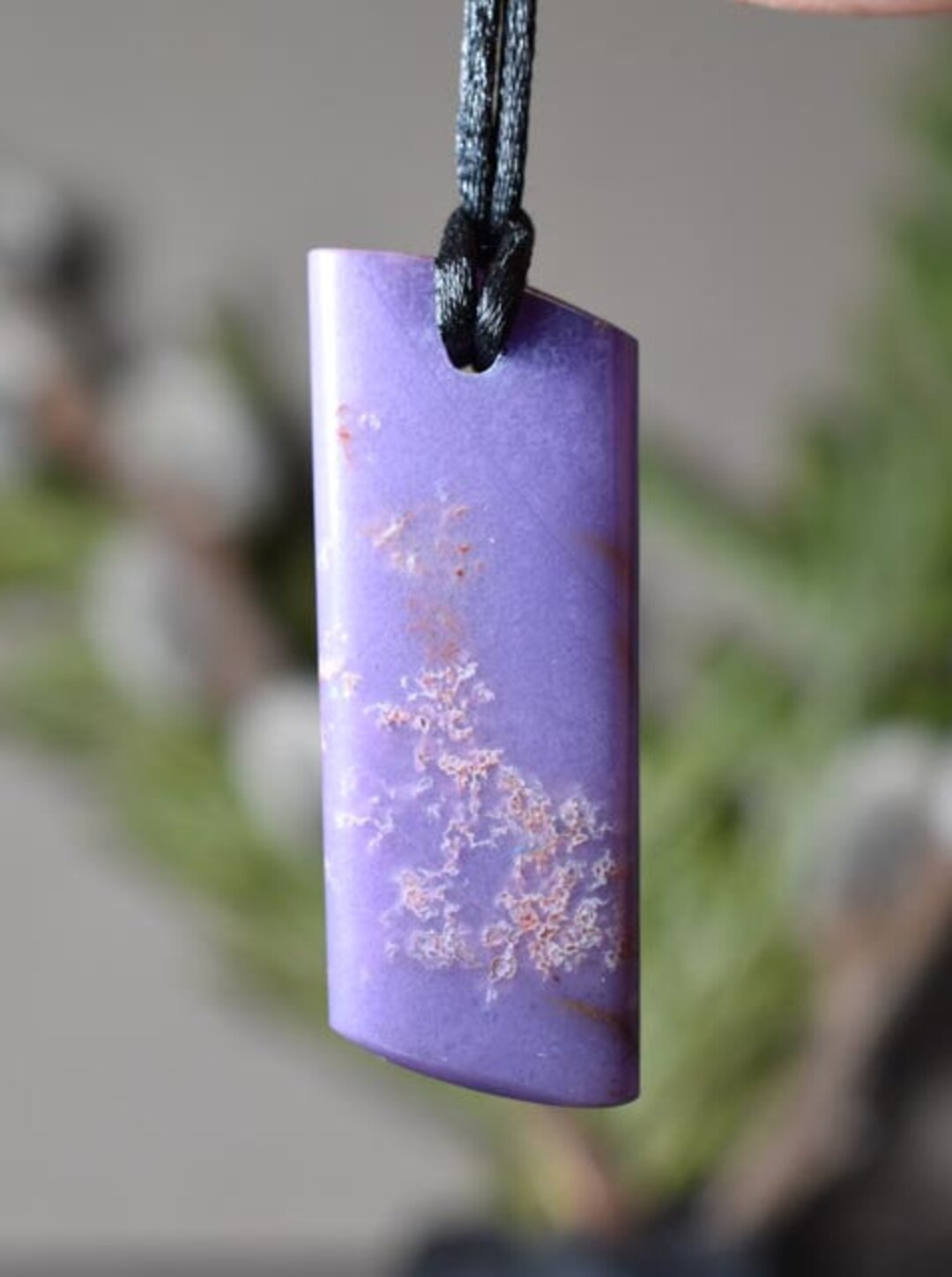 Purple Jasper Burro Creek Purple Jasper Necklace Jasper Bead - Etsy