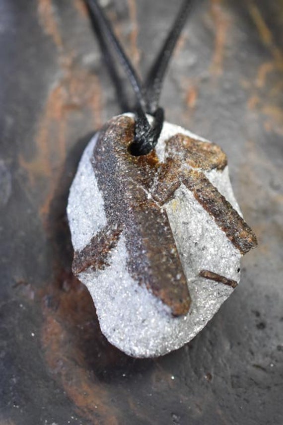 Staurolite Pendant Ferry Cross Pendantstaurolite Necklace | Etsy