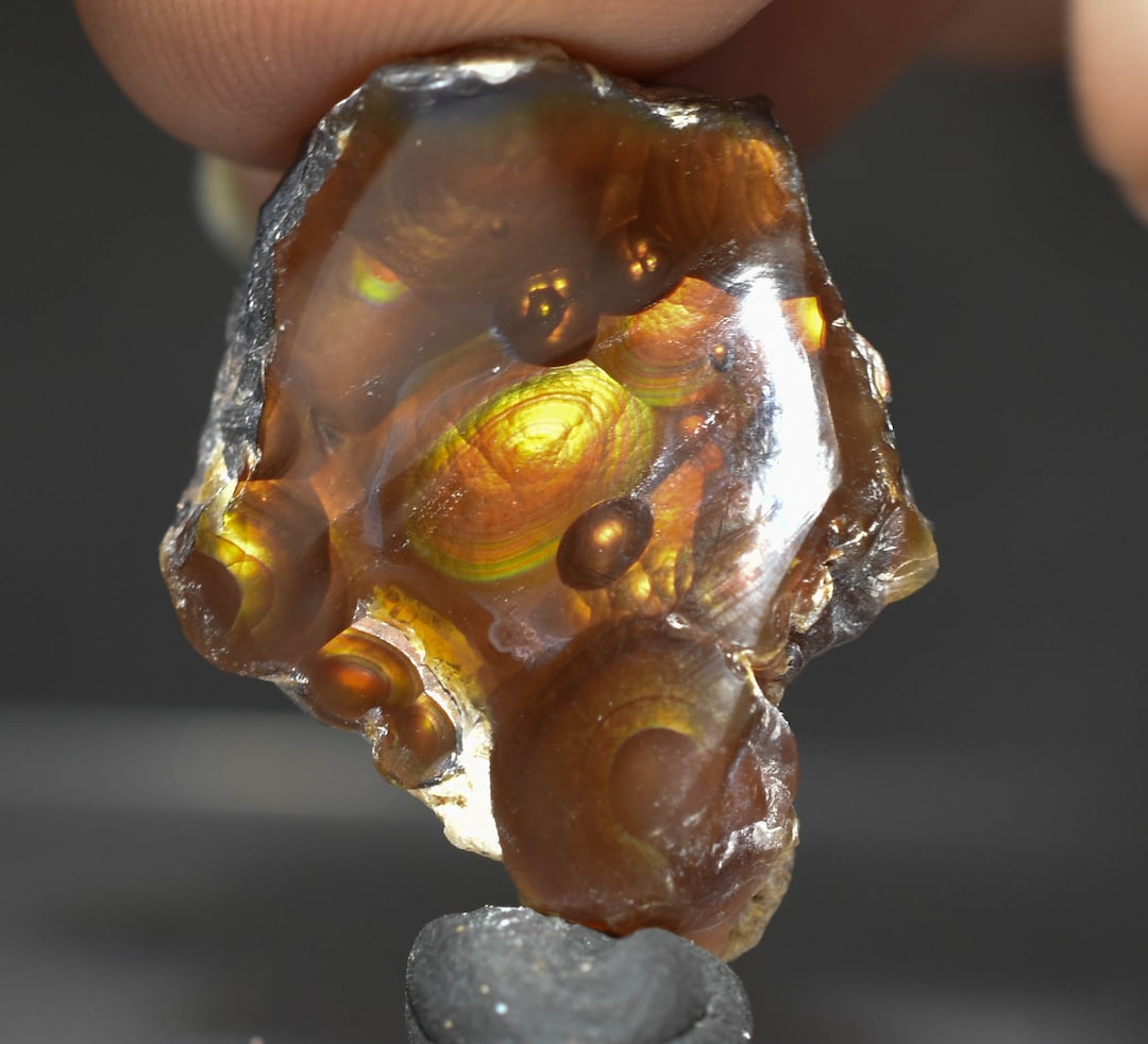 Fire Agate Polished Gemstone Specimen Cab Cabochon Aguascaliente Mexico ...