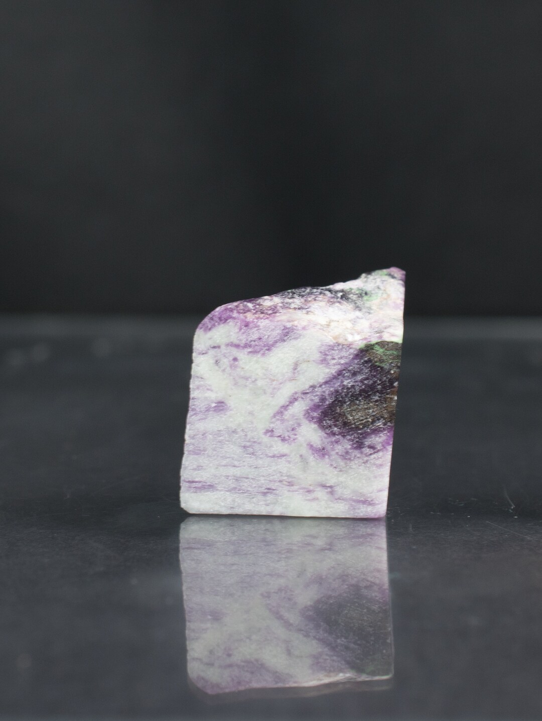 Kammererite Gem Rough Kammererite Healing Stone Purple Kammererite ...