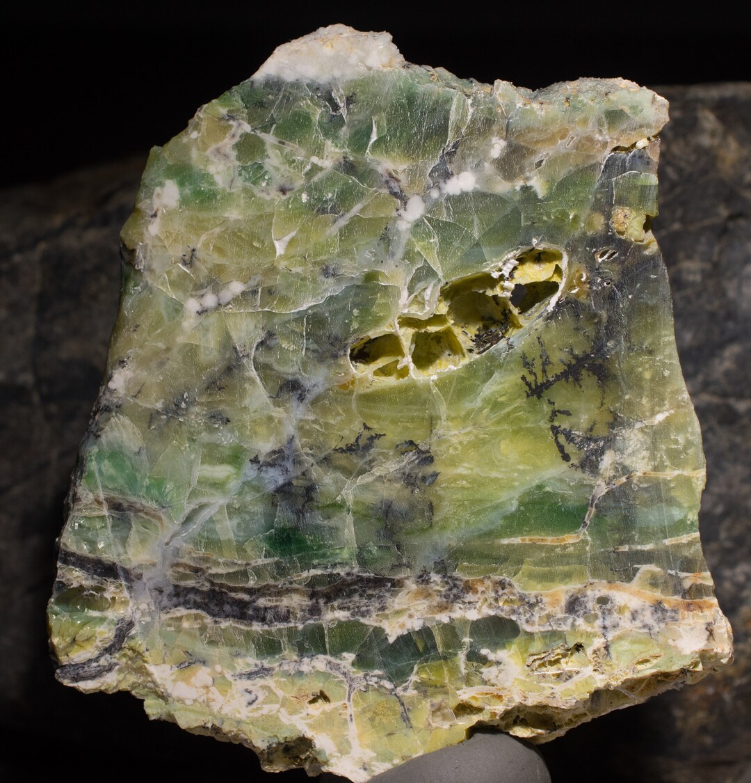 Australian Green Opal Rough , Australian Green OPAL ROUGH Slab, Green ...