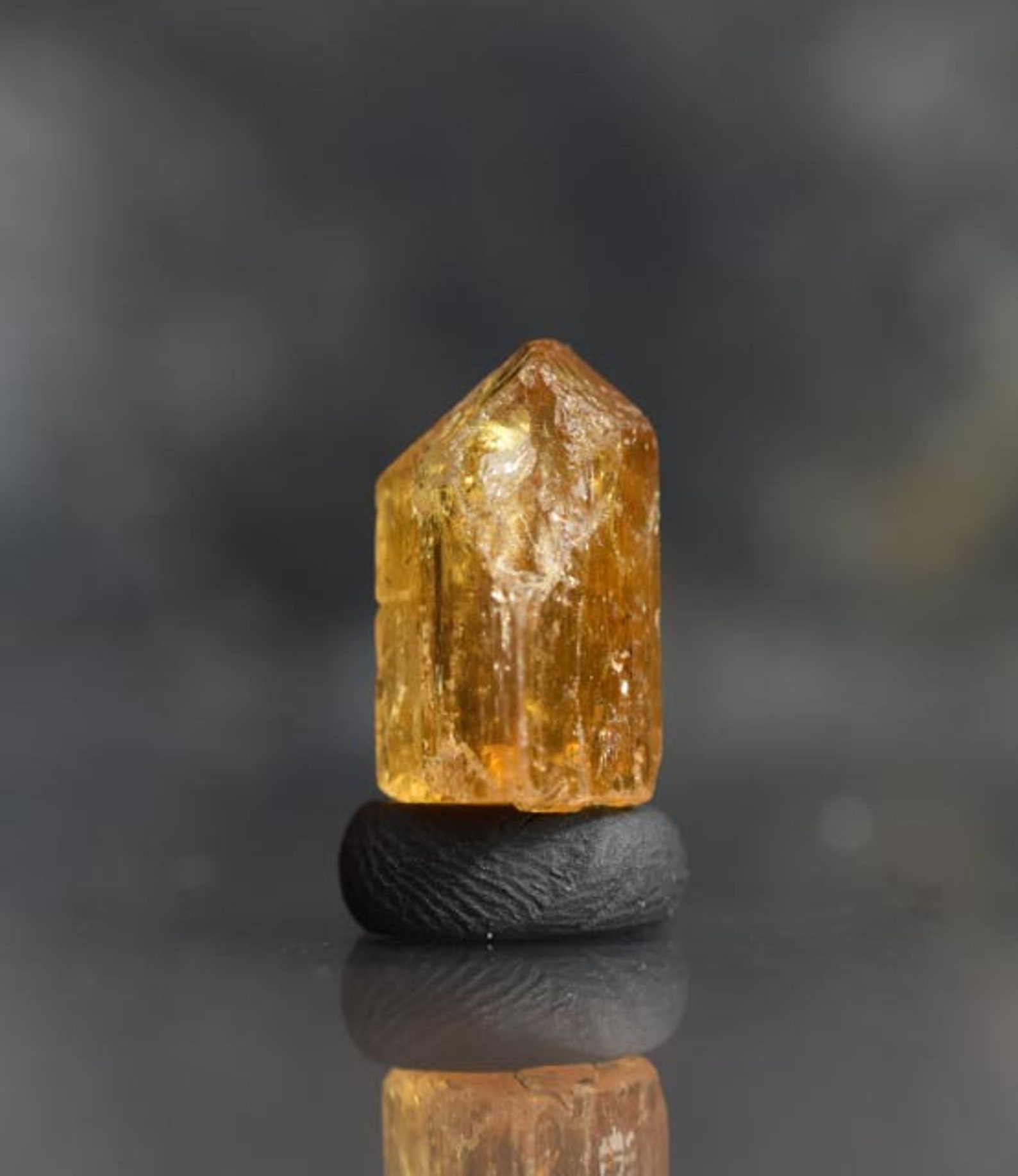 Topaz Natural Golden Orange IMPERIAL Topaz Terminated Crystal - Etsy
