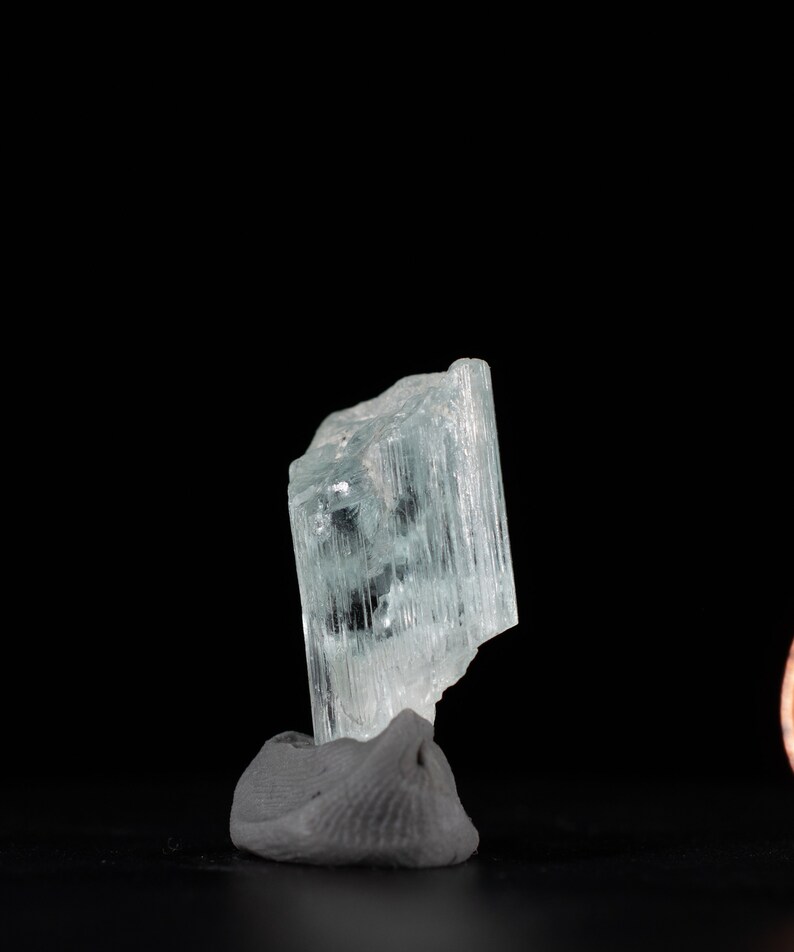 Aquamarine Crystal Amazing Unusual Inclusions Specimen - Etsy