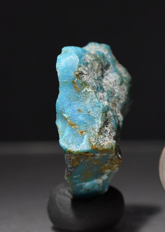 Turquoise Rough Nugget Blue Turquoise From the Kingman Mine | Etsy