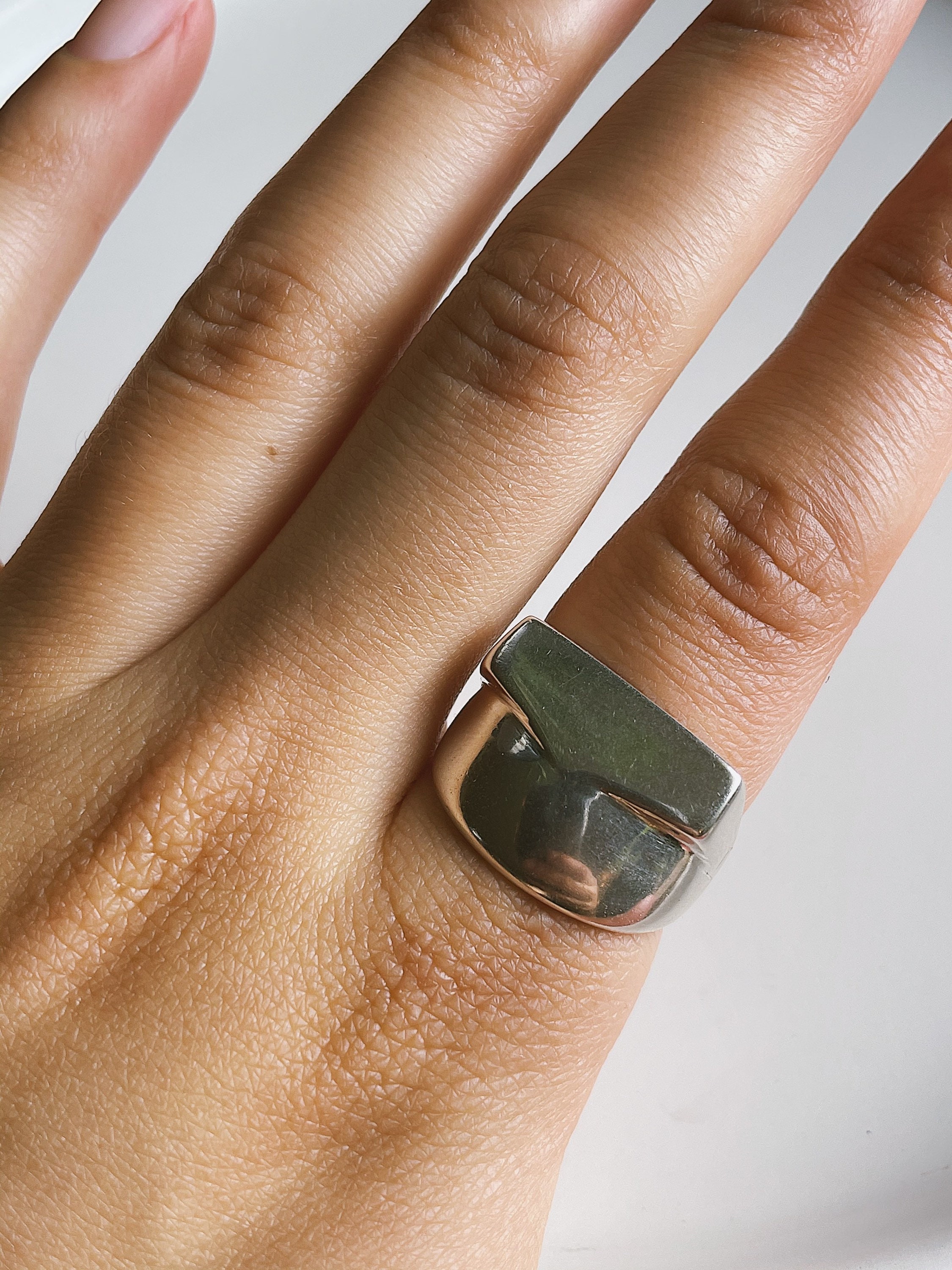 Chunky Rings Silver, Sterling Silver Ring, Thumb Rings for Women, Thumb ...