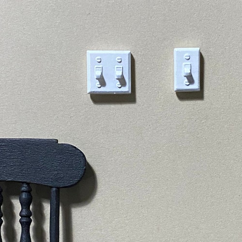 Dollhouse Light Switch Set - Etsy