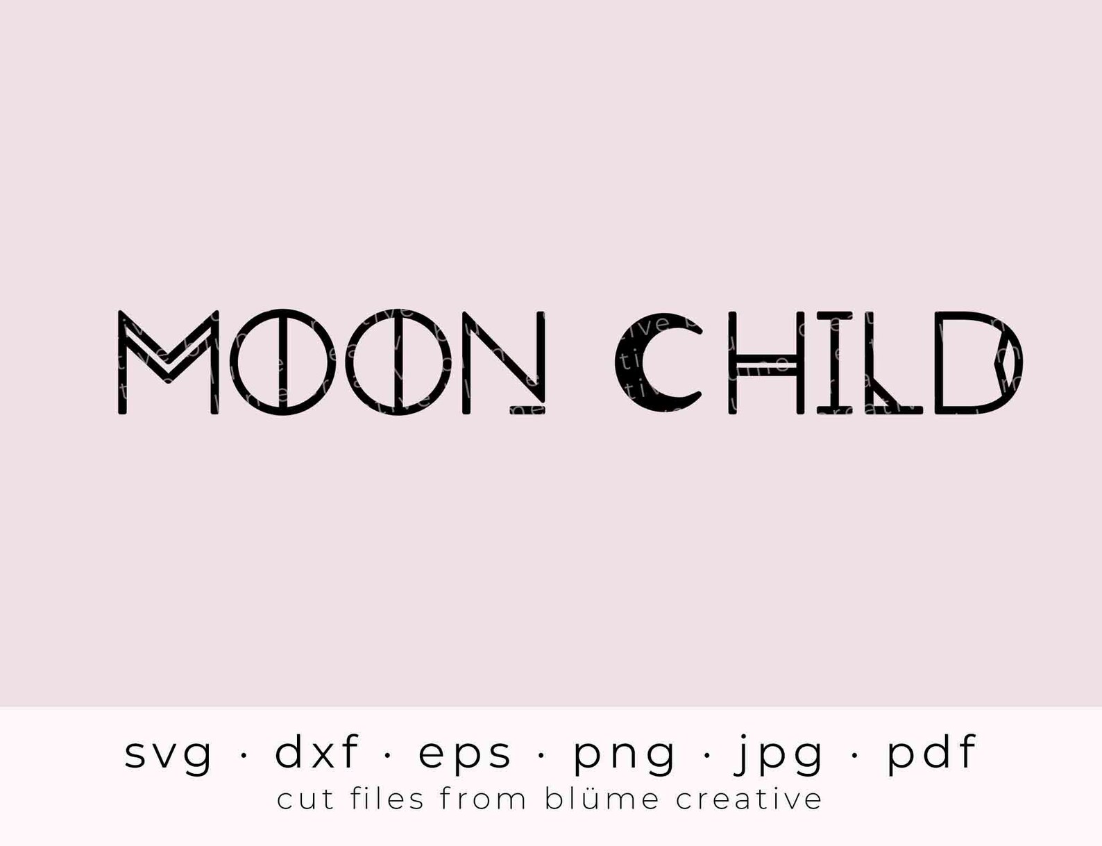 Moon Child SVG Hippie Boho Moon Child Spiritual Flower - Etsy