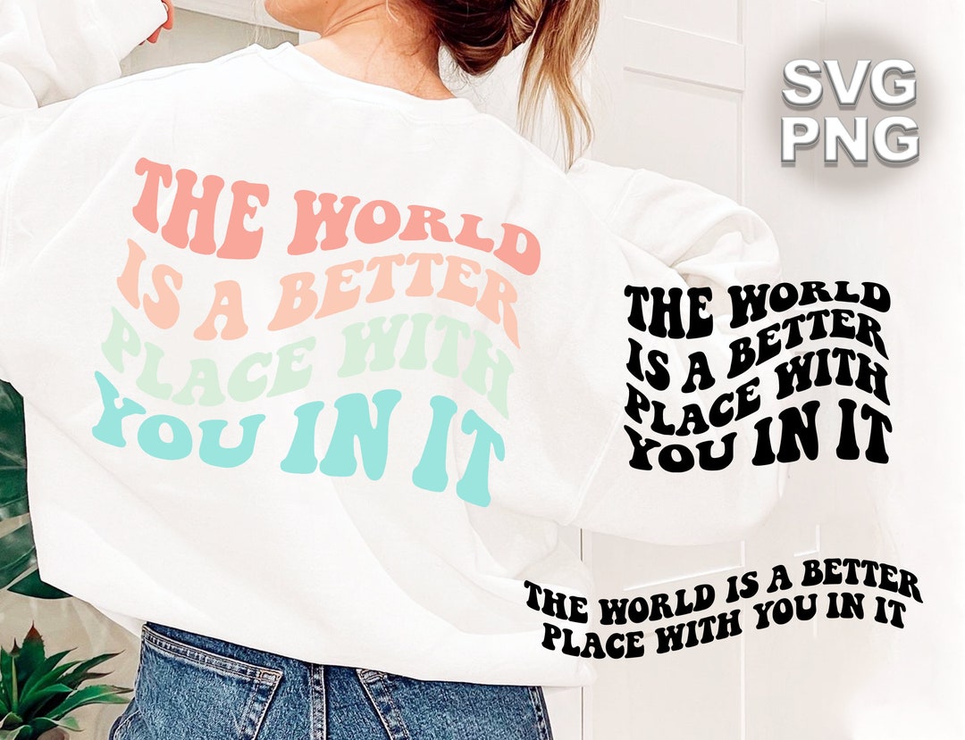 Better World Retro Quote SVG PNG: Mental Health Clipart (digital ...