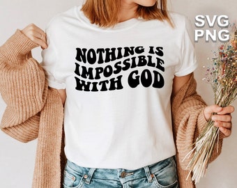 Nothing is Impossible Svg - Etsy
