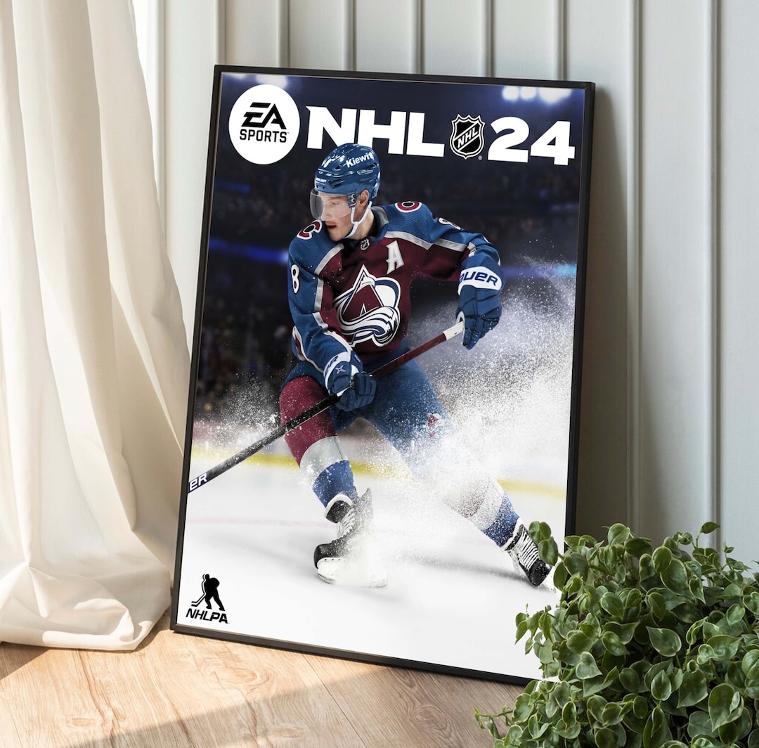 NHL 24 Cover Athlete Cale Makar Poster Hockey Poster - Etsy