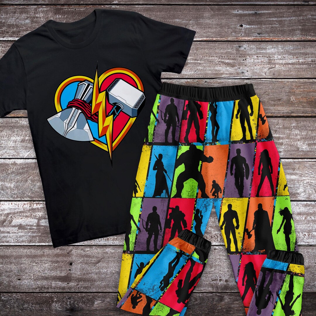 Marvel Pajamas Set, Personalized Family Pajamas, Family Christmas ...
