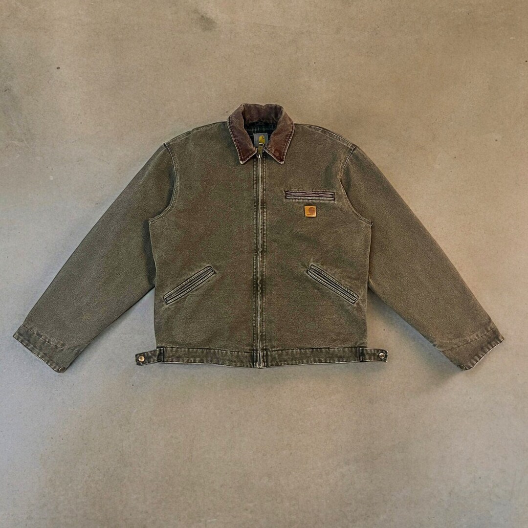 Vintage Carharttt J97 MOS Moss Detroit Work Jacket - Etsy