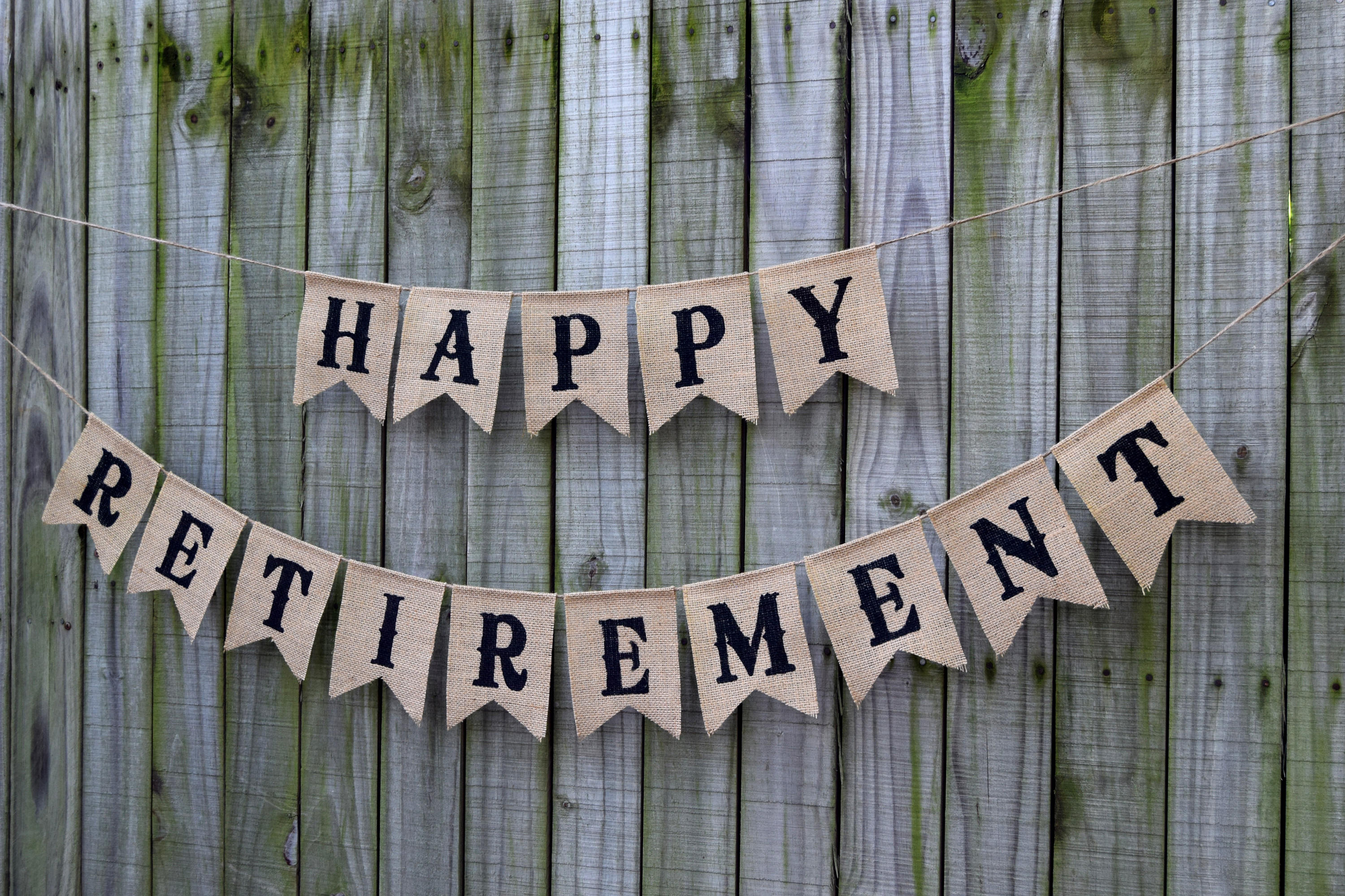 Personalized Retirement Banners