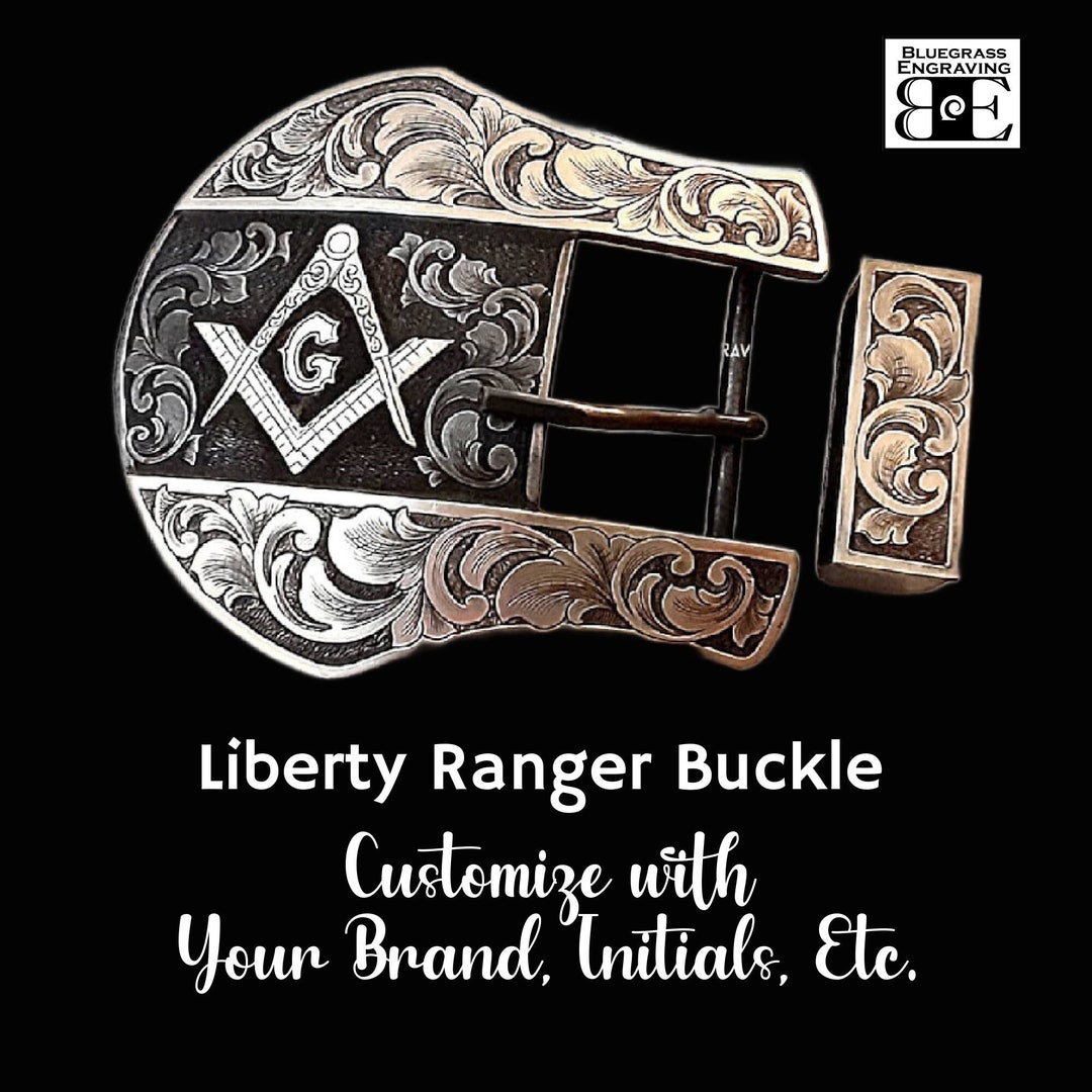 Western Belt Buckle, Custom Buckle, Ranger Buckle, Men's, Gift for Dad ...