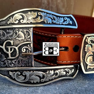 Men's Western Buckle, Custom Ranger Buckle, Personalized Buckle, Fiance ...