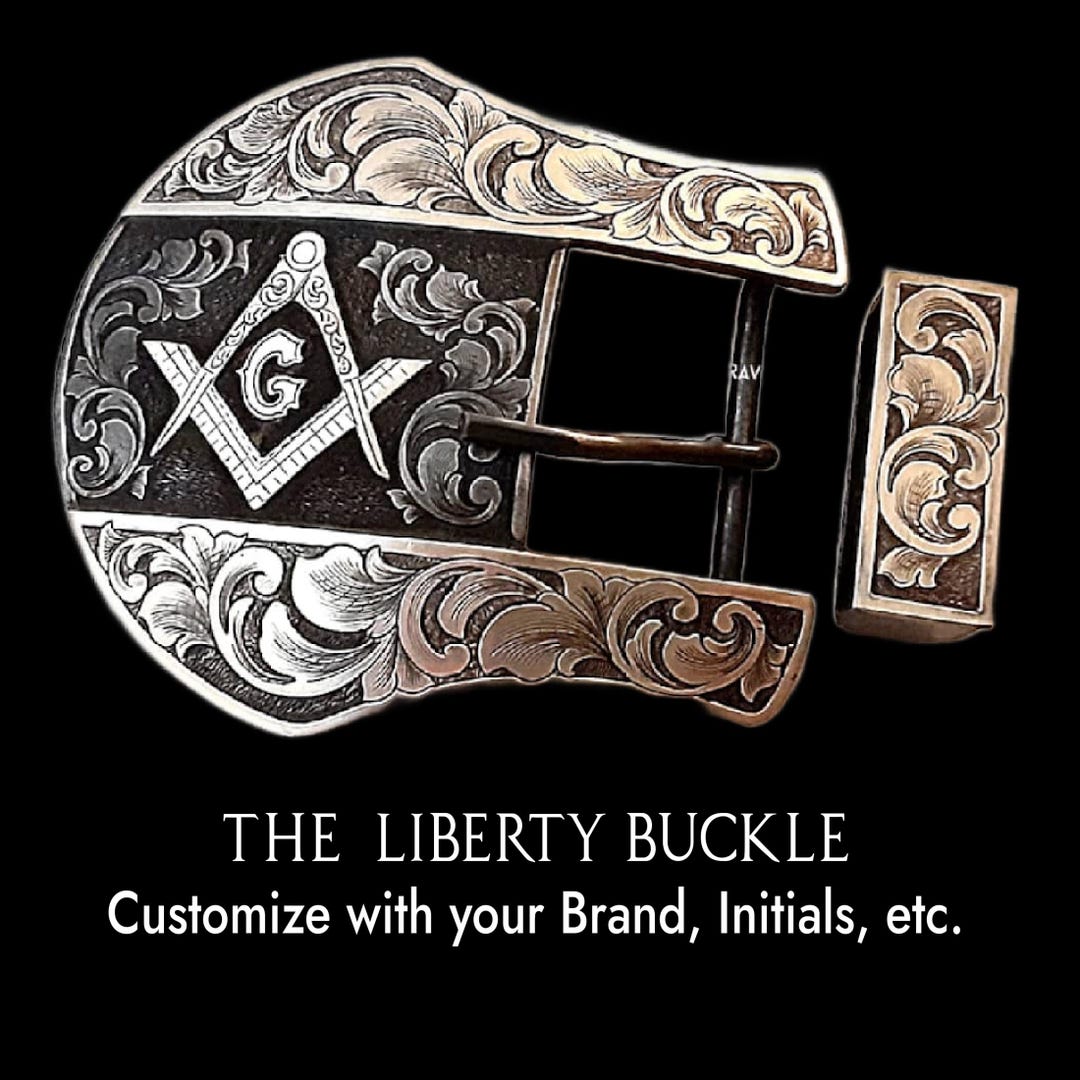Western Belt Buckle, Custom Buckle, Ranger Buckle, Men's, Gift for Dad ...