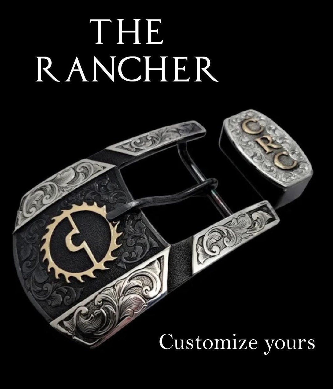 Ranger Buckle, Custom Men's Buckle,western,fiance Gift, Personalized ...