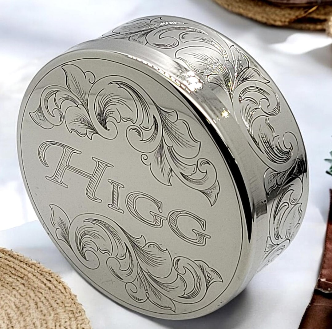 Nickel Dip Can Set, Custom Engraved Lid, Chew Can, Tobacco Tin ...