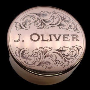 Copper Dip Can Set, Custom Engraved Lid, Chew Can, Tobacco, Copenhagen ...