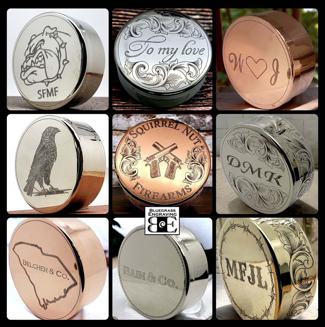 Custom Dip Can, Engraved Lid, Chew Can, Tobacco Tin, Copenhagen Lid ...