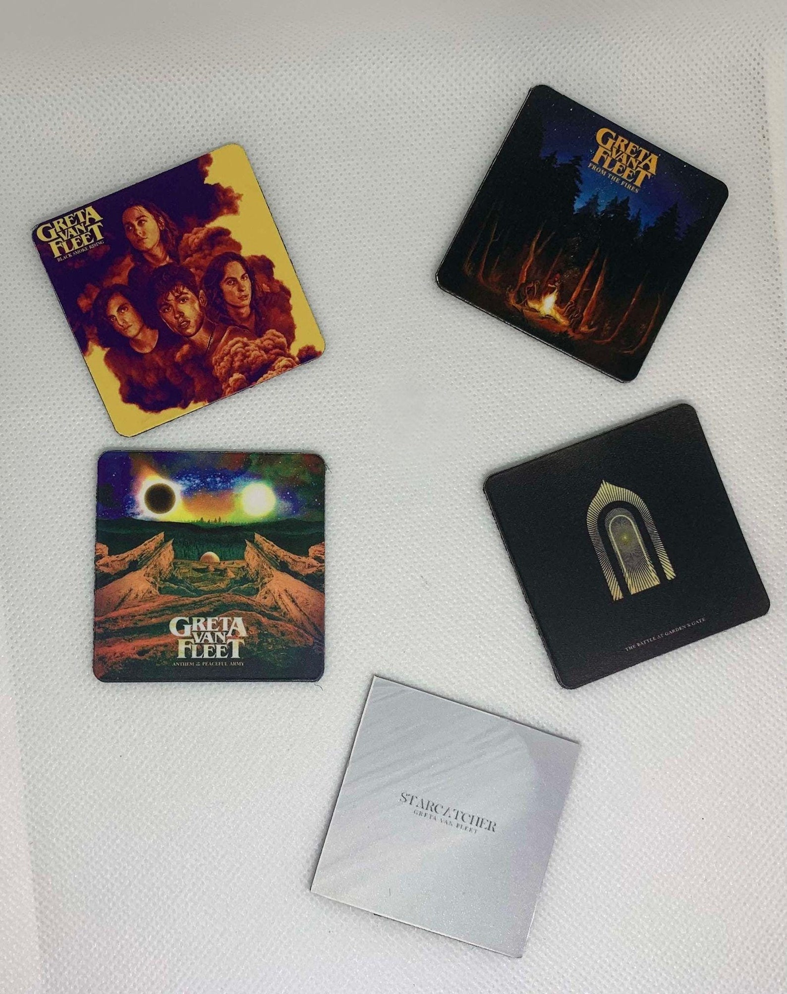 Greta Van Fleet Album Cover Magnets GVF Peaceful Army Gifts SET OF 5 - Etsy