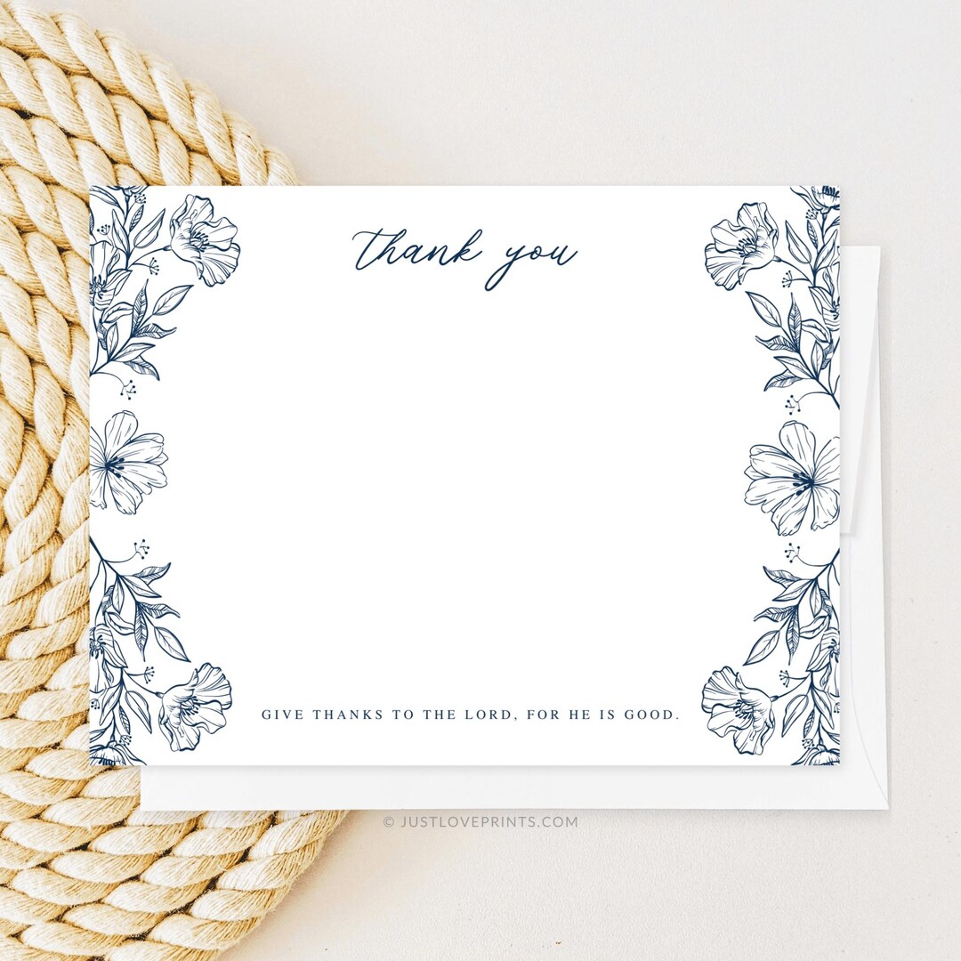 Thank You Christian Note Card Pack, Christian Notecards, Catholic ...