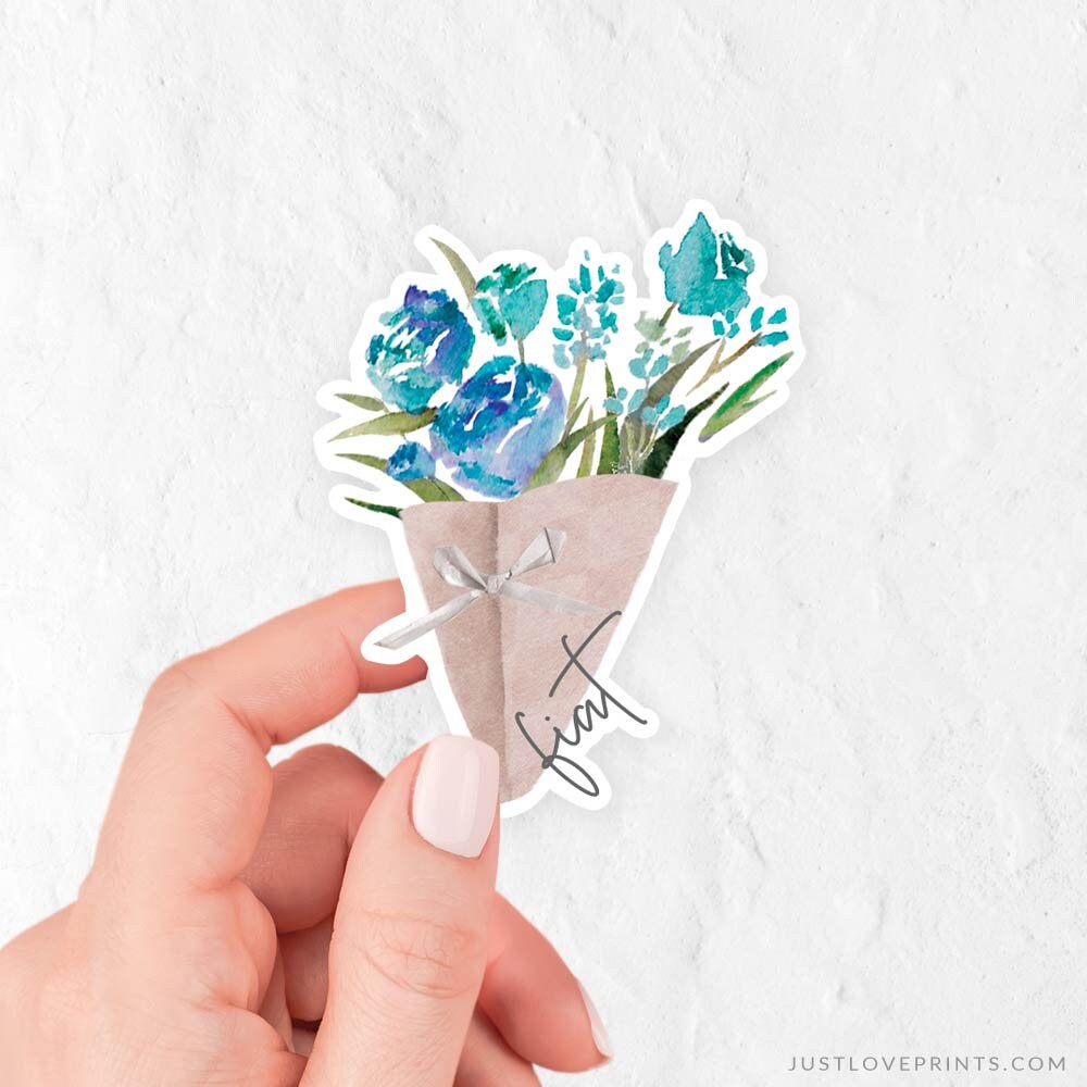 Vinyl Sticker Fiat Catholic Sticker | Etsy