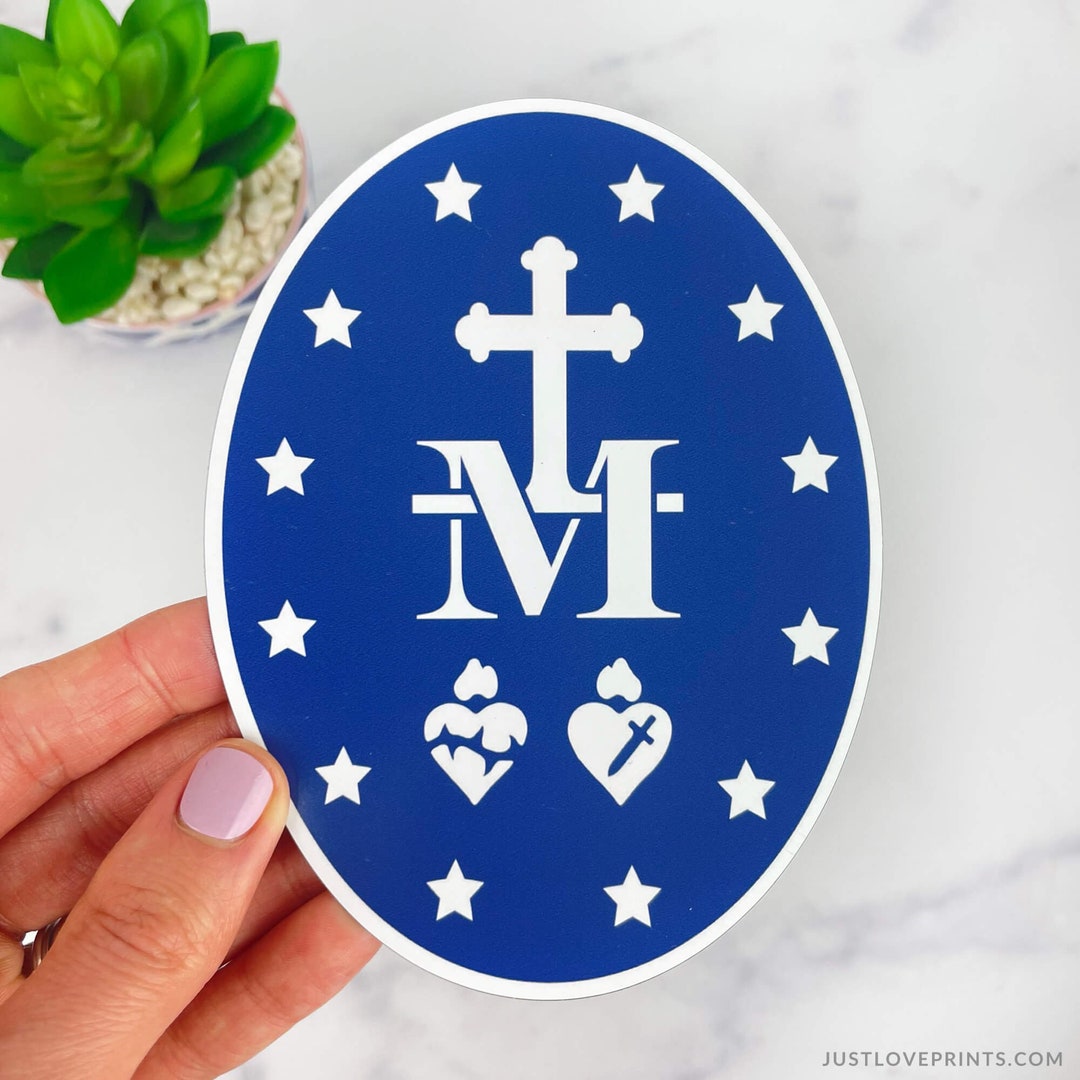 Miraculous Medal Car Magnet, Marian Gift, Catholic Mother's Day Gift ...