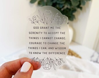 Mary's Garden Vinyl Sticker Catholic Sticker Mirror - Etsy