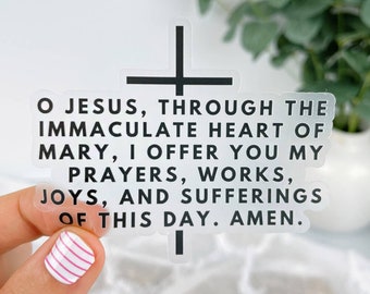 Our Lady Star of the Sea, Stella Maris Catholic Sticker, Catholic Water ...