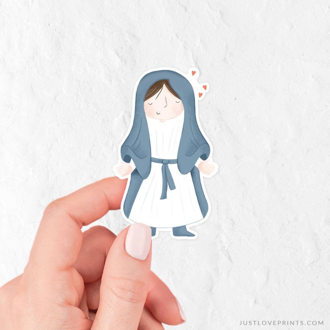 Hugs From Mama Mary Vinyl Sticker Catholic Mom Gift - Etsy