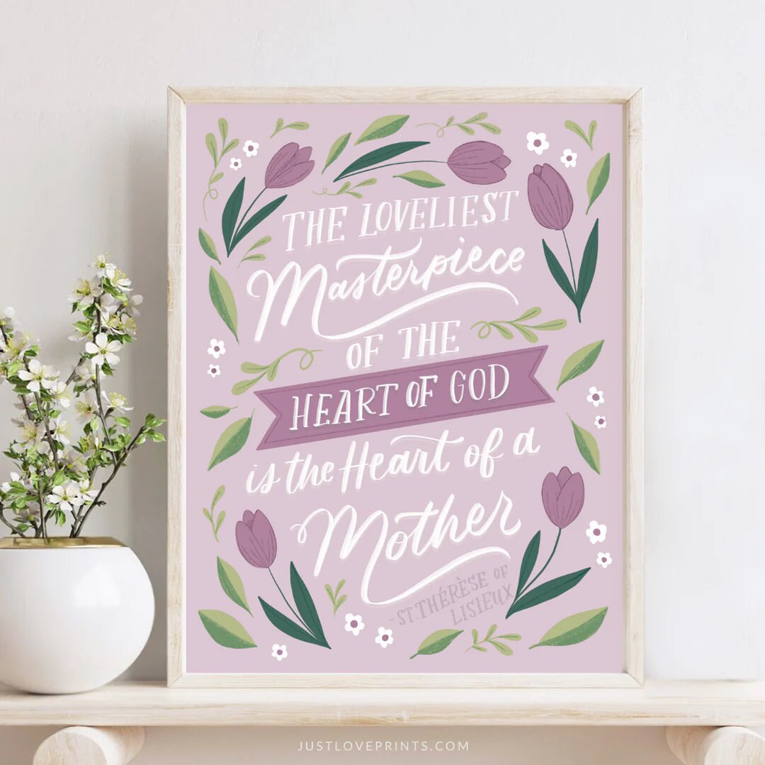 Heart of a Mother Print - Etsy