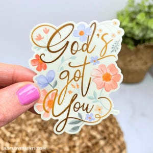 God's Got You Vinyl Sticker - Etsy