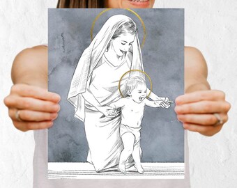 Catholic Car Magnet Rosary Magnet Call Your Mama Marian - Etsy