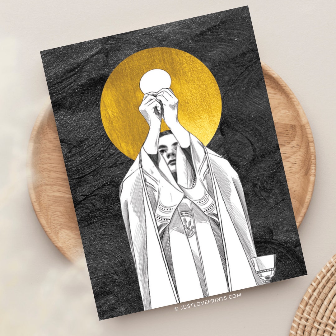 Catholic Priest Greeting Card, Priest Ordination Card, Priest ...