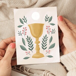 Eucharist Greeting Card, RCIA Card, First Holy Communion Card, Catholic ...