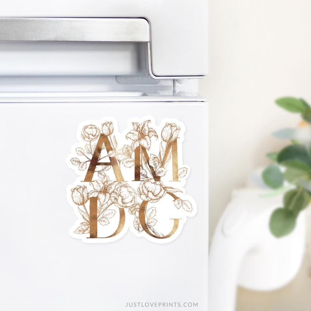 Catholic Car Magnet AMDG Car Magnet Catholic Bumper Sticker - Etsy