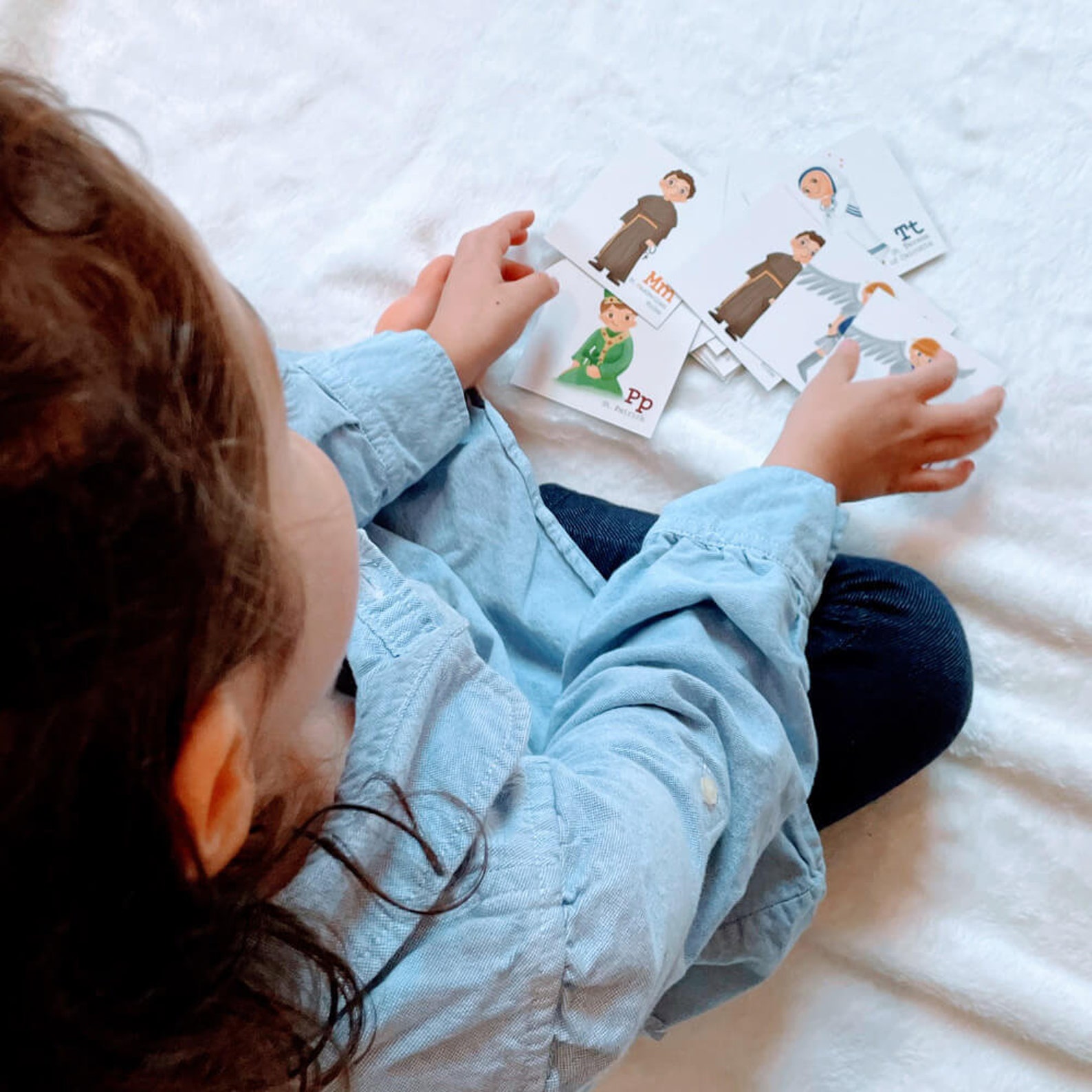 Catholic Saint Memory Game, Catholic Childrens Gifts, Catholic Matching ...