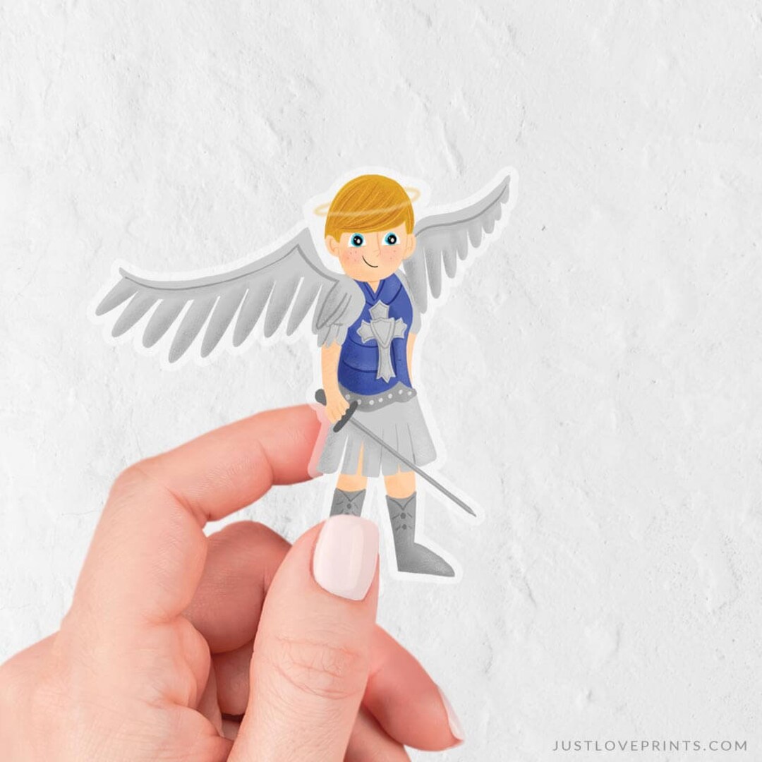 St. Michael the Archangel, St. Michael Sticker, Catholic Saint Sticker ...