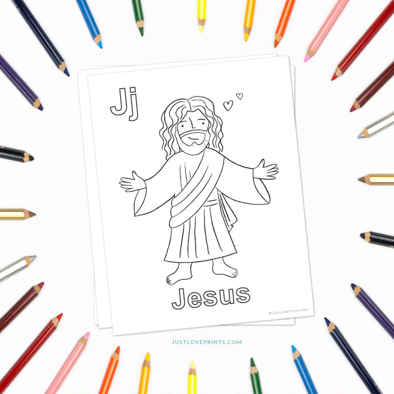 Catholic ABC Coloring Bundle Instant Download Printable | Etsy