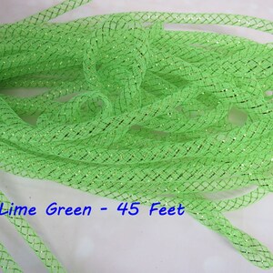 GREEN Mesh Tubing Great for Craft Projects Great for Wreaths and Craft ...