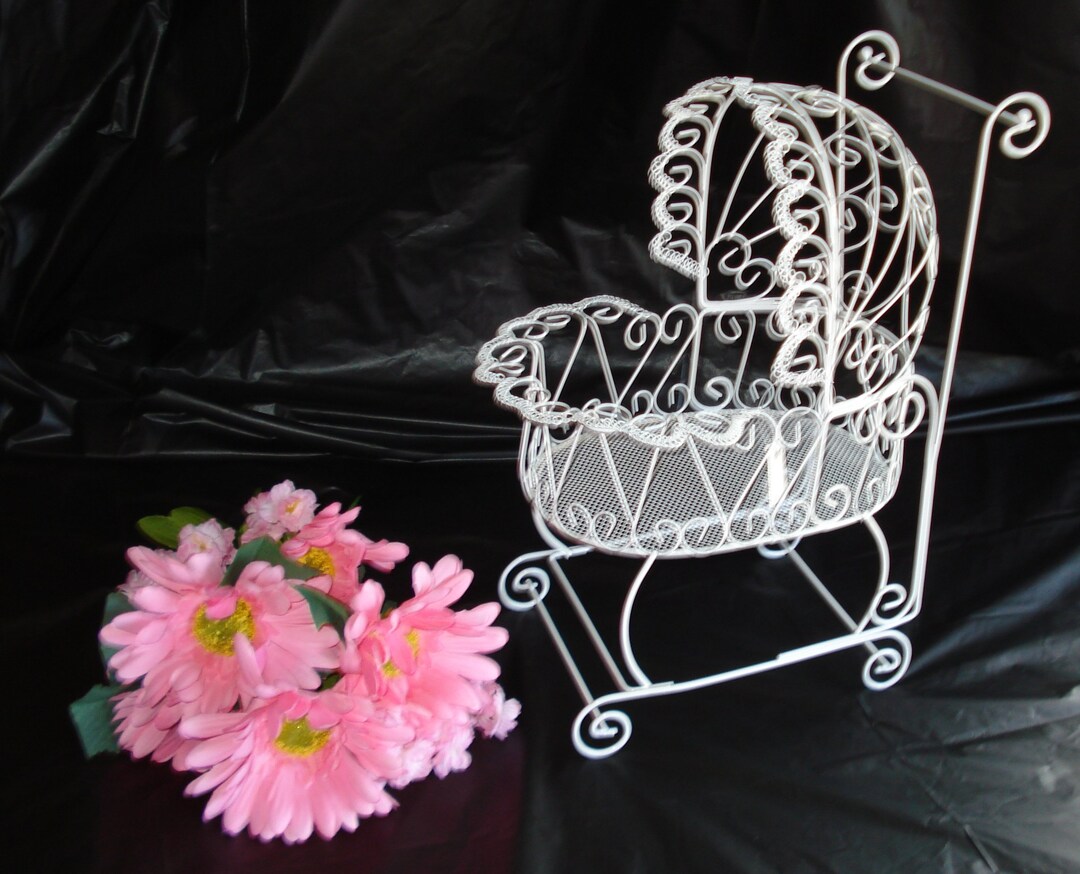 Wire Baby Carriage Perfect for Baby Shower Decorations PLEASE READ AD ...