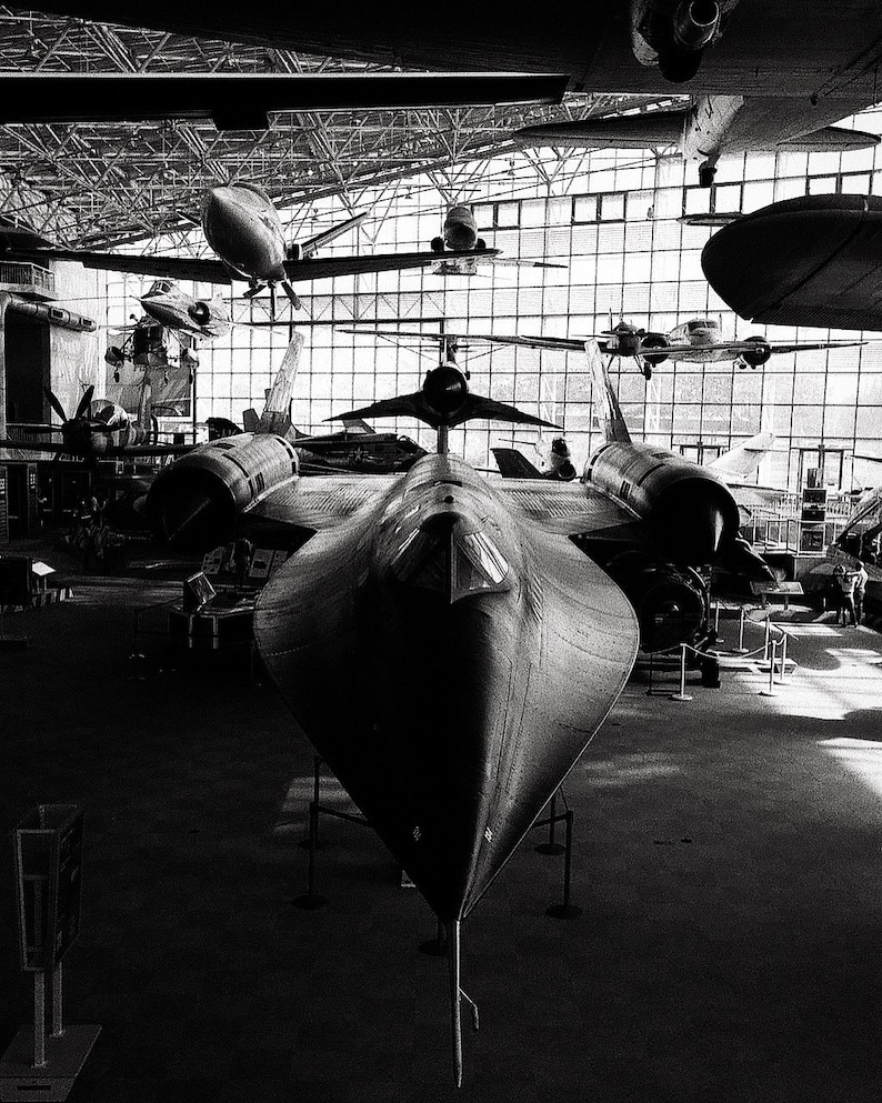 Lockheed SR-71 Blackbird Photo, Seattle Black and White Photography ...