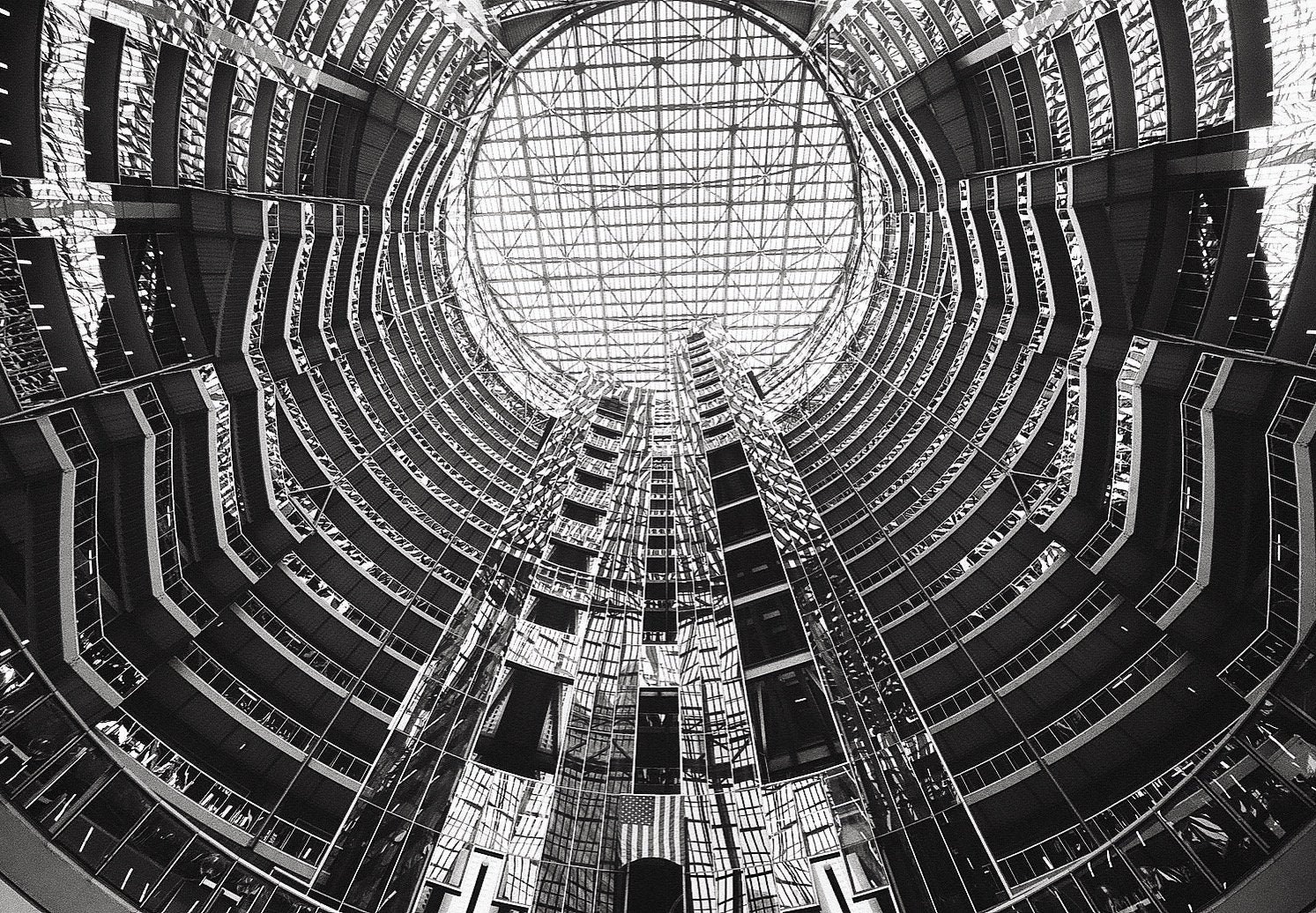 The Atrium Chicago Black and White Photo, Fine Art Photography ...