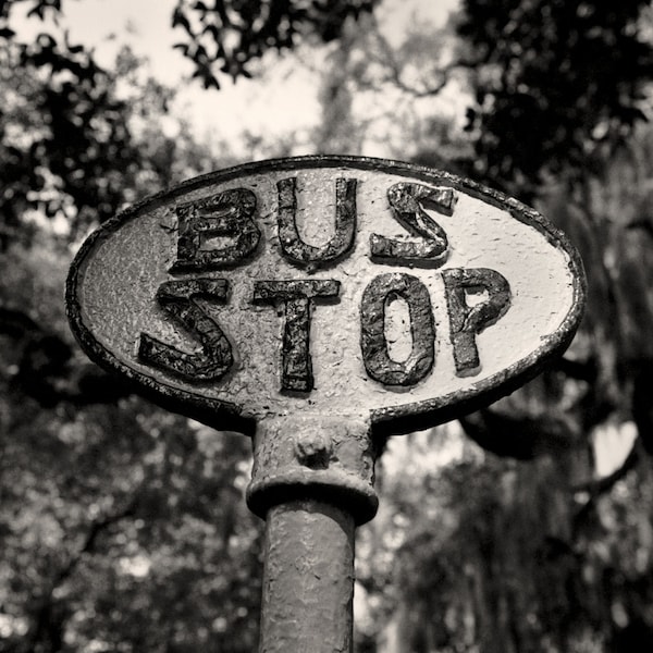 Bus Stop Sign - Etsy