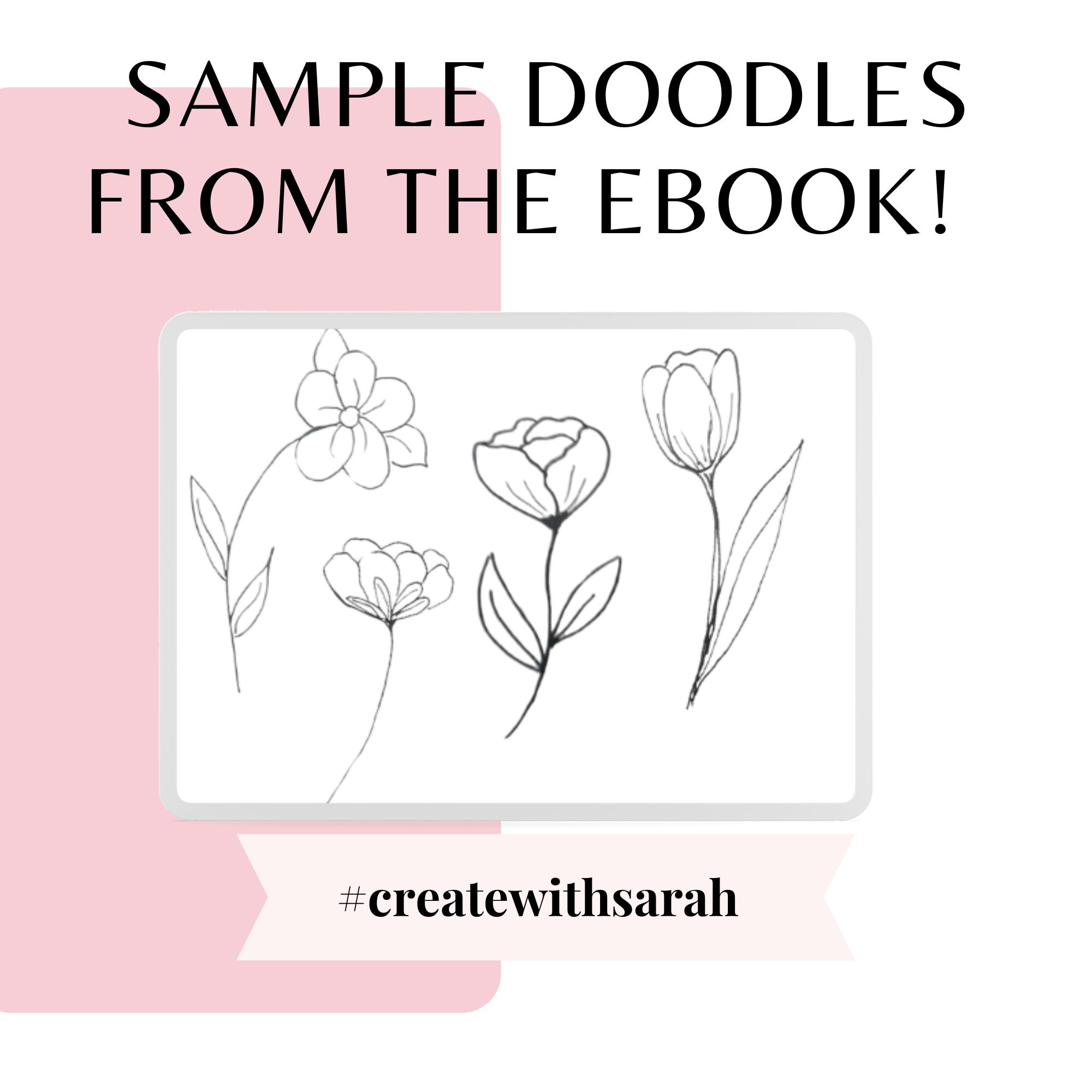 Learn to Doodle Flowers, Step-by-step Flower Drawing Tutorials for ...