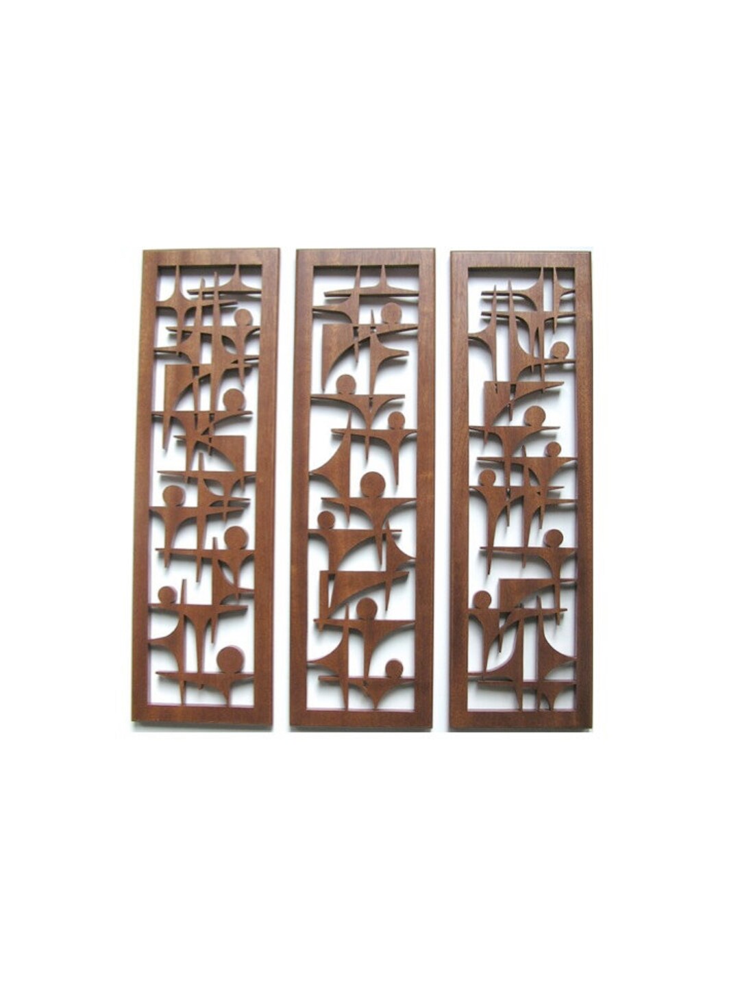 Abstract Mid Century Modern Fretwork Grouping 828, 829, 830 - Etsy